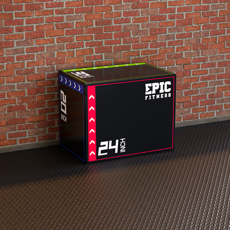 3-in-1 Foam Plyometric Jump Box (20", 24", 30") – Epic Fitness